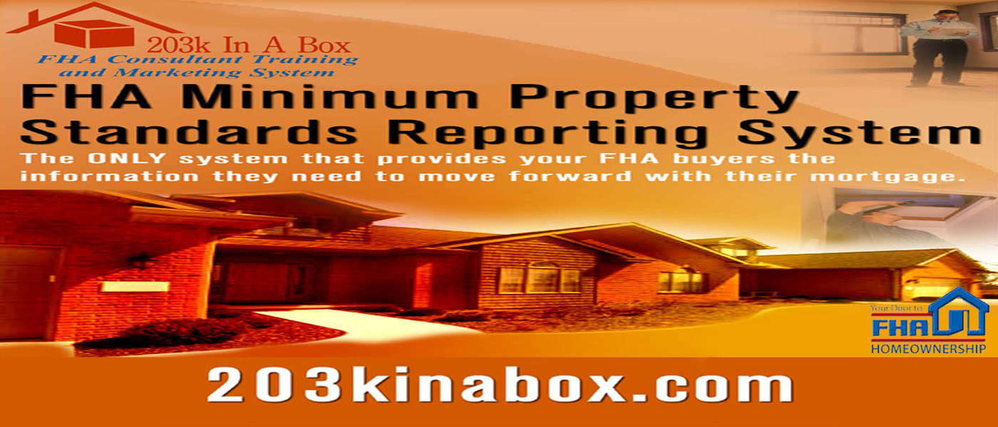 FHA Minimum Property Standards Reporting System – NAFHAC